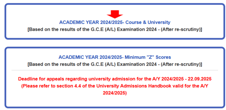 How to Apply for University in Sri Lanka After A/L 2025