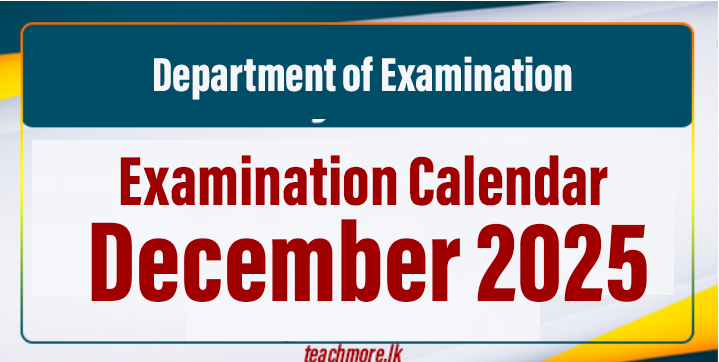 Examination Calendar for December 2025 - TeachMore: SL Education ...